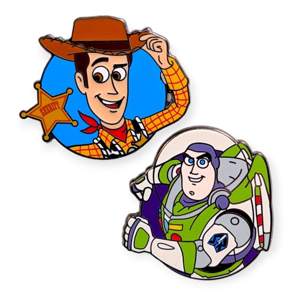 Toy Story 4 Disney Pins: Woody And Buzz Lightyear - Gem